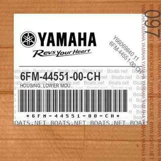 YAMAHA OEM HOUSING, LOWER MOU - 6FM-44551-00-CH | Boats.net