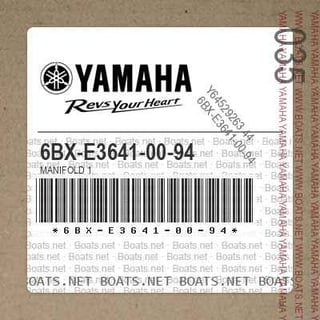 YAMAHA OEM MANIFOLD 1 - 6BX-E3641-00-94 | Boats.net