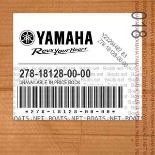 YAMAHA OEM UNAVAILABLE IN PRICE BOOK - 278-18128-00-00 | Boats.net
