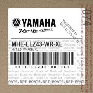 YAMAHA OEM HMT, LZ4 WHRDBL XL - MHE-LLZ43-WR-XL | Boats.net