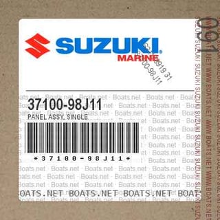 SUZUKI OEM SINGLE ENGINE IGNITION CONTROL PANEL - 37100-98J11 | Boats.net