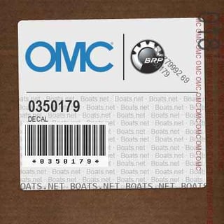 OMC OEM DECAL - 0350179 | Boats.net