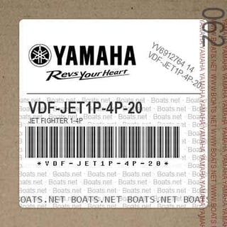 YAMAHA OEM JET FIGHTER 1-4P - VDF-JET1P-4P-20 | Boats.net