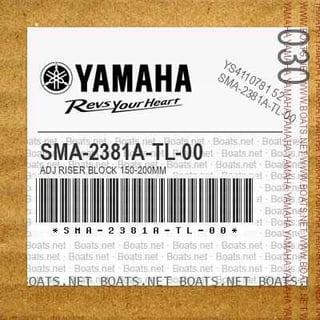 YAMAHA OEM ADJ RISER BLOCK 150-200MM - SMA-2381A-TL-00 | Boats.net