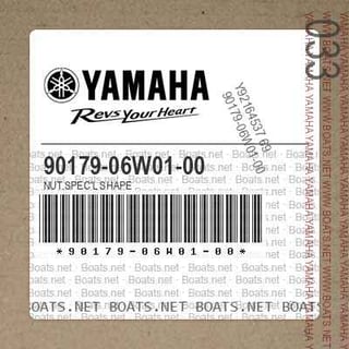 YAMAHA OEM NUT,SPEC'L SHAPE - 90179-06W01-00 | Boats.net