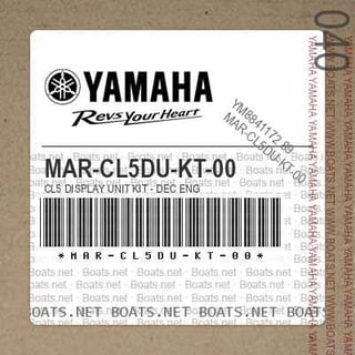 YAMAHA OEM CL5 DISPLAY UNIT KIT - DEC ENG - MAR-CL5DU-KT-00 | Boats.net
