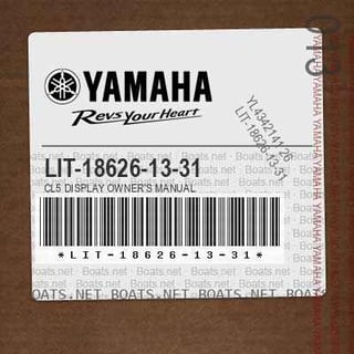 YAMAHA OEM CL5 DISPLAY OWNER'S MANUAL - LIT-18626-13-31 | Boats.net