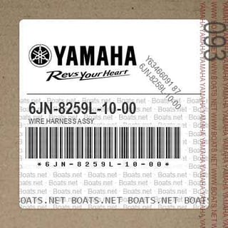YAMAHA OEM WIRE HARNESS ASSY - 6JN-8259L-10-00 | Boats.net