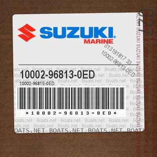 SUZUKI OEM 10002-96815-0ED - 10002-96813-0ED | Boats.net