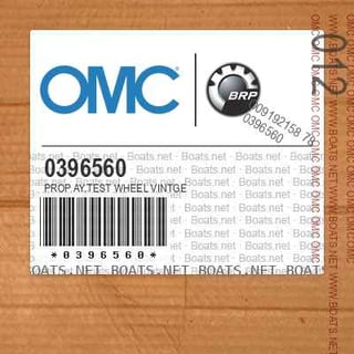 OMC OEM PROP AY,TEST WHEEL VINTGE - 0396560 | Boats.net