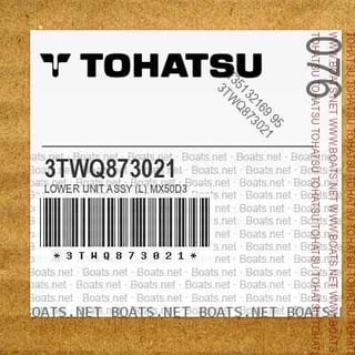 NISSAN OEM LOWER UNIT ASSY (L) MX50D3 - 3TWQ873021 | Boats.net