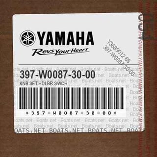 YAMAHA OEM KNB SET,HDLBR SWCH - 397-W0087-30-00 | Boats.net