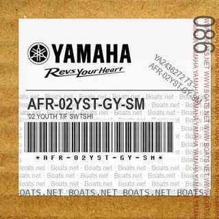 YAMAHA OEM '02 YOUTH T/F SWTSHI - AFR-02YST-GY-SM | Boats.net