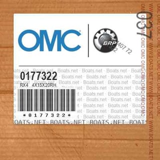 OMC OEM RX4 4X15X20RH - 0177322 | Boats.net