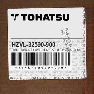 TOHATSU OEM CABLE ASSY 6', CONVERSON (HZZ5 TO HZVL HARNESS) - HZVL ...