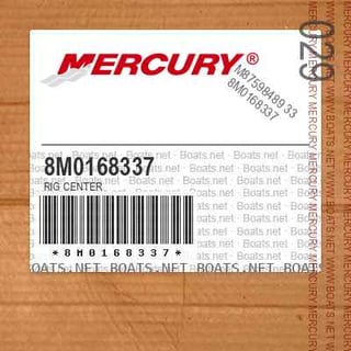 MERCURY OEM RIG CENTER - 8M0168337 | Boats.net