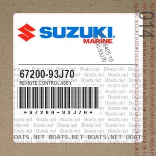 SUZUKI OEM REMOTE CONTROL ASSY - 67200-93J70 | Boats.net