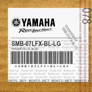 YAMAHA OEM PHAZER FX L/S -BLUE- - SMB-07LFX-BL-LG | Boats.net