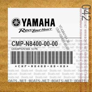 YAMAHA OEM CHAMPION N84 10 PK - CMP-N8400-00-00 | Boats.net