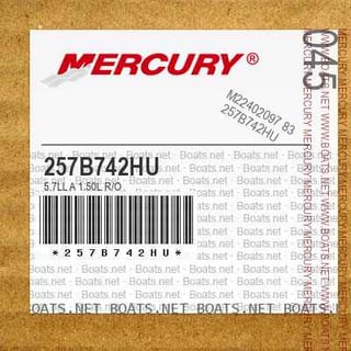MERCURY OEM 5.7LL A 1.50L R/O - 257B742HU | Boats.net