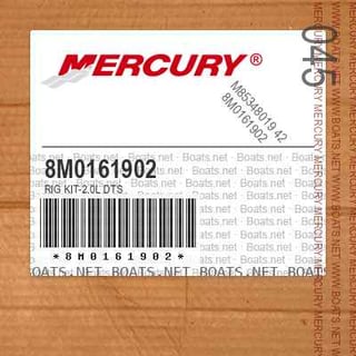 MERCURY OEM RIG KIT-2.0L DTS - 8M0161902 | Boats.net