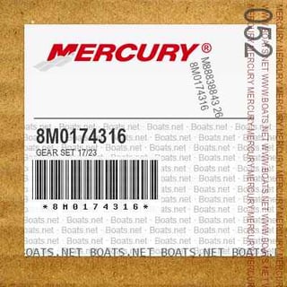 MERCURY OEM GEAR SET 17/23 - 8M0174316 | Boats.net