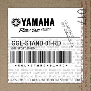 YAMAHA OEM GGL-SPORT-SM-RD - GGL-STAND-01-RD | Boats.net