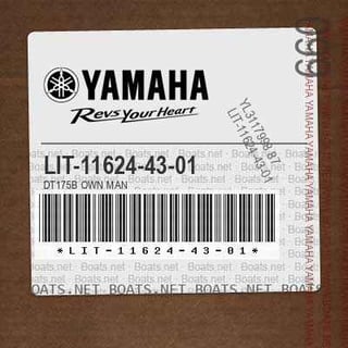 YAMAHA OEM DT175B OWN MAN - LIT-11624-43-01 | Boats.net