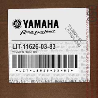 YAMAHA OEM YTM200K OWNERS - LIT-11626-03-83 | Boats.net