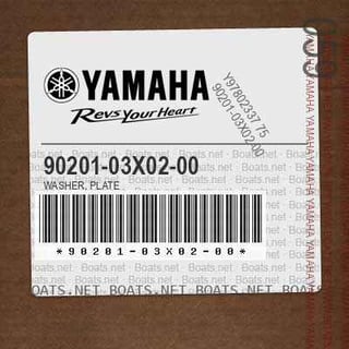 YAMAHA OEM WASHER, PLATE - 90201-03X02-00 | Boats.net