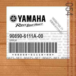 YAMAHA OEM ERROR - 90890-6111A-00 | Boats.net