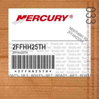 MERCURY OEM 2FFHH25TH - 2FFHH25TH | Boats.net