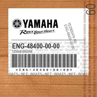 YAMAHA OEM YZ360B ENGINE - ENG-48400-00-00 | Boats.net