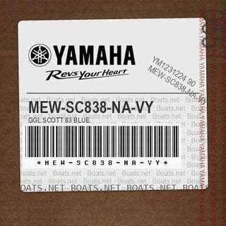 YAMAHA OEM GGL SCOTT 83 BLUE - MEW-SC838-NA-VY | Boats.net