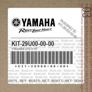 YAMAHA OEM YTM225DX UTILTY KT - KIT-29U00-00-00 | Boats.net