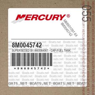MERCURY OEM SUPERSEDED BY 8M0064067 - CAP-FUEL TANK - 8M0045742 | Boats.net