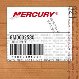 MERCURY OEM HOSE KIT-28 FT - 8M0032530 | Boats.net