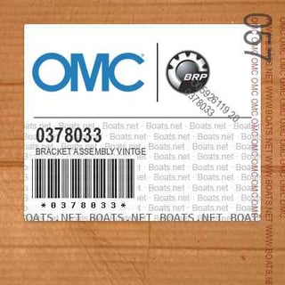 OMC OEM BRACKET ASSEMBLY VINTGE - 0378033 | Boats.net