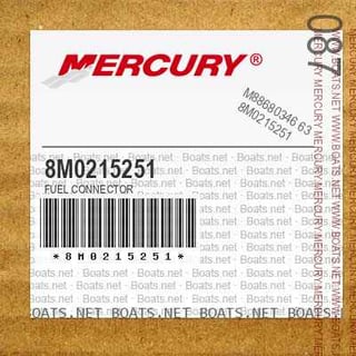 MERCURY OEM FUEL CONNECTOR - 8M0215251 | Boats.net