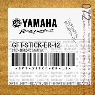 YAMAHA OEM STICKER-ROAD STAR WA - GFT-STICK-ER-12 | Boats.net