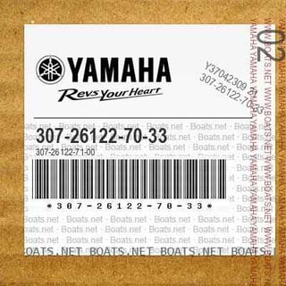 YAMAHA OEM 307-26122-71-00 - 307-26122-70-33 | Boats.net