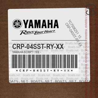 YAMAHA OEM YAMAHA SCRIPT TEE - - CRP-04SST-RY-XX | Boats.net