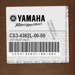 YAMAHA OEM .CAP, RELIEF VALVE - CS3-4382L-00-00 | Boats.net
