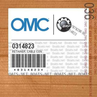 OMC OEM RETAINER, CABLE CON - 0314823 | Boats.net