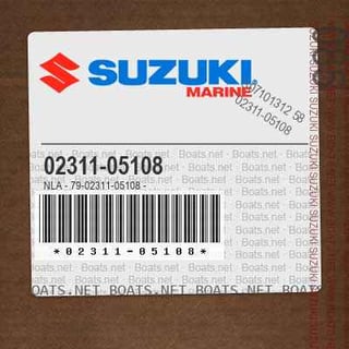SUZUKI OEM NLA - 79-02311-05108 - - 02311-05108 | Boats.net