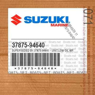 SUZUKI OEM SUPERSEDED BY 37875-94641 - UNIT,LOW OIL WR - 37875-94640 ...