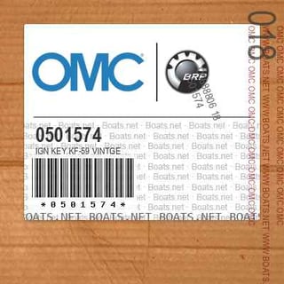 OMC OEM IGN KEY KF-59 VINTGE - 0501574 | Boats.net