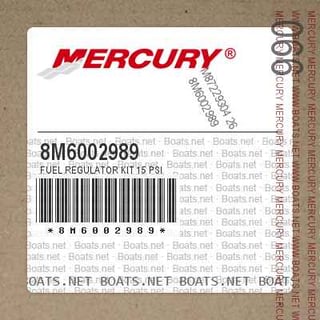 MERCURY OEM FUEL REGULATOR KIT 15 PSI - 8M6002989 | Boats.net