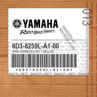 YAMAHA OEM WIRE HARNESS ASSY 1 DELUXE - 6D3-8259L-A1-00 | Boats.net
