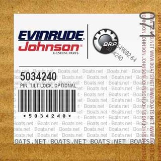 JOHNSON OEM PIN, TILT LOCK. OPTIONAL - 5034240 | Boats.net